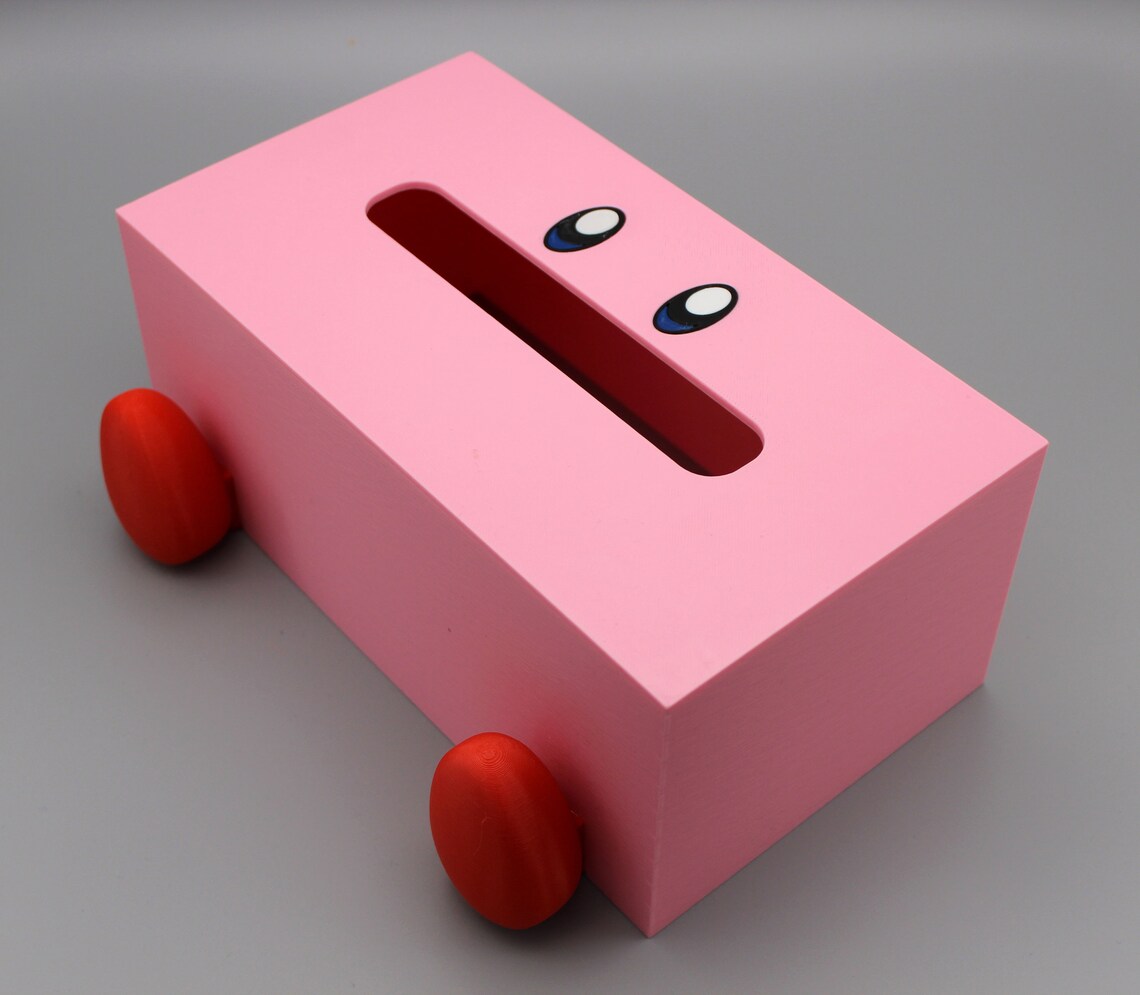 Kirby Inspired Tissue Box Cover - Etsy