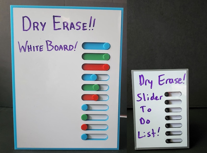 Dry Erase Slider Checklist - Etsy