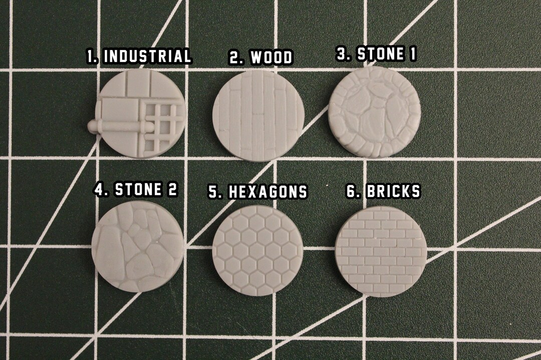 25mm Resin Miniature Base - Etsy