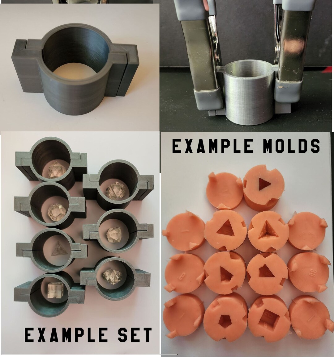 3d Printed Individual Dice Mold Ring - Etsy