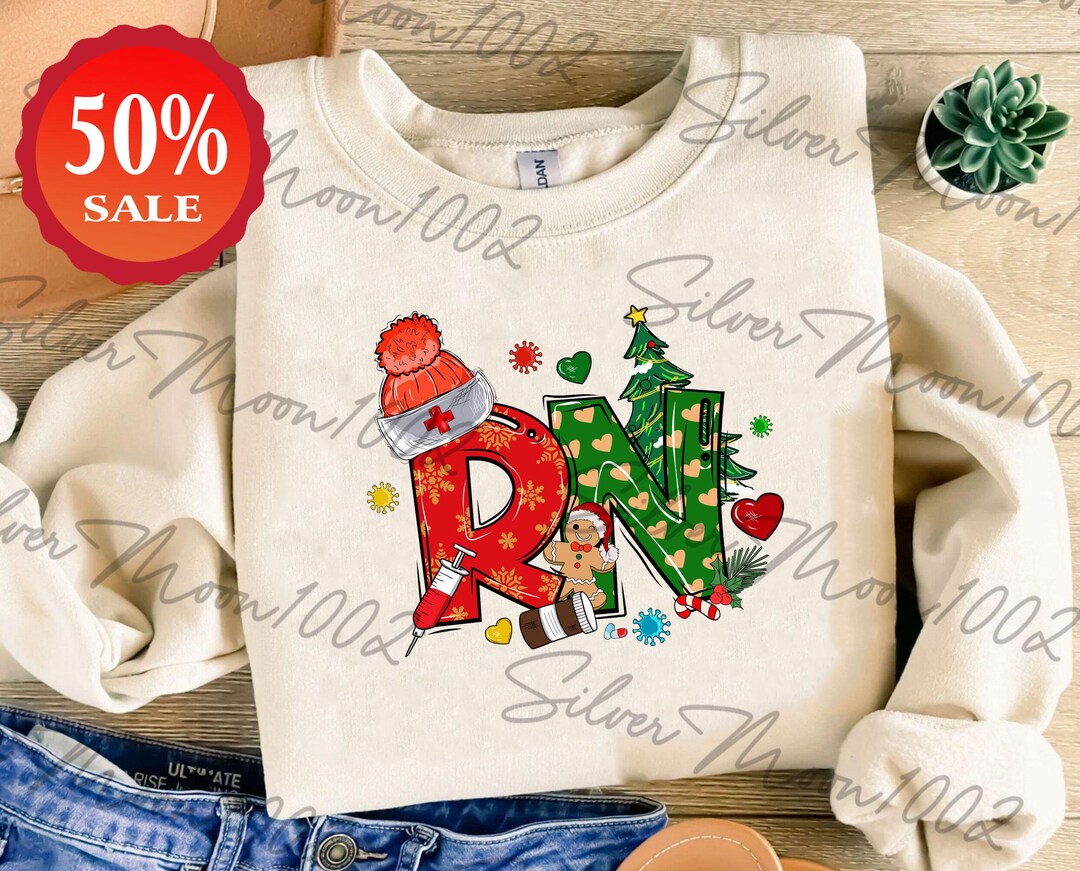 Nurse Merry Christmas PNG, Cute Nurse Christmas Clipart, Medical ...