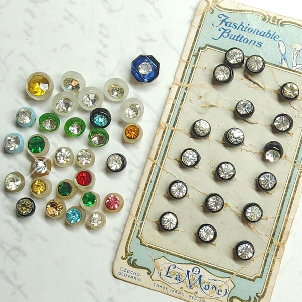 Tiny Antique Buttons - Etsy