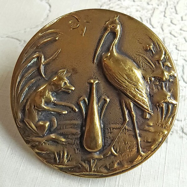 Fox and Stork - Etsy