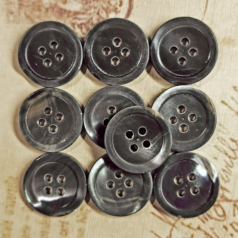 Black Coat Buttons - Etsy