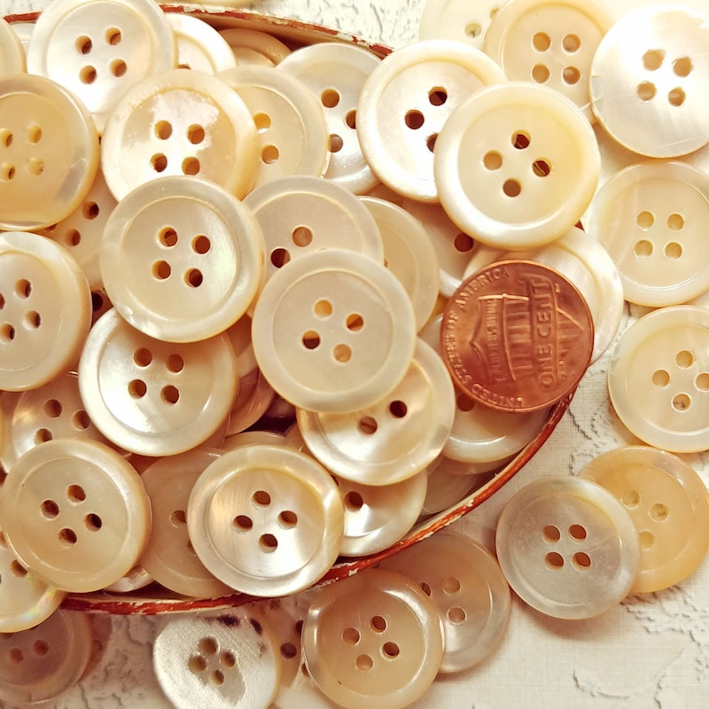 Vintage Look Buttons - Etsy