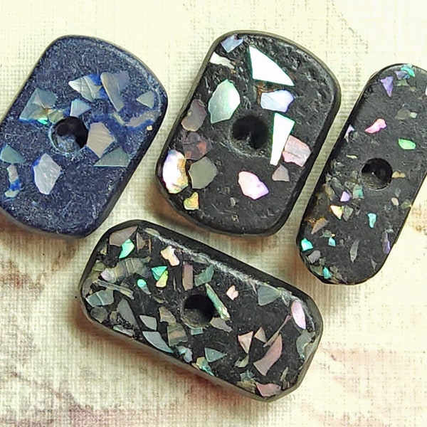 Rectangular Shell Button - Etsy