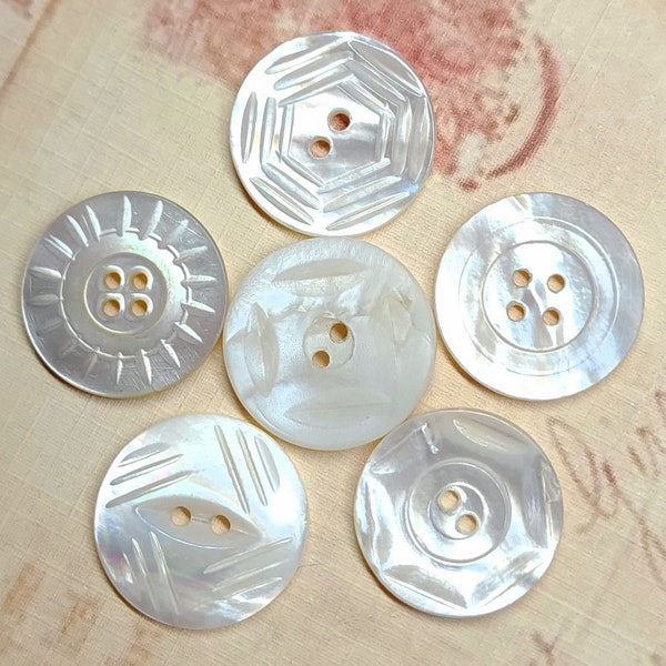 Mother of Pearl Button - Etsy