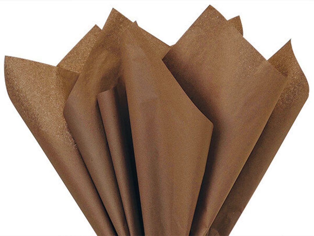 12 Sheets chocolate Brown Solid Color Tissue Paper - Etsy