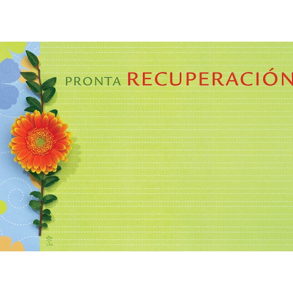 Get Well Soon Spanish Card - Etsy