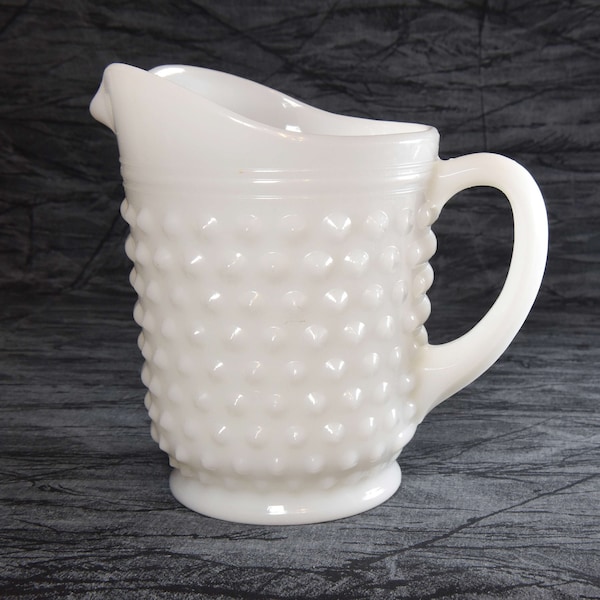 Milk Glass Pitcher - Etsy