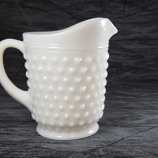 Milk Glass Pitcher - Etsy