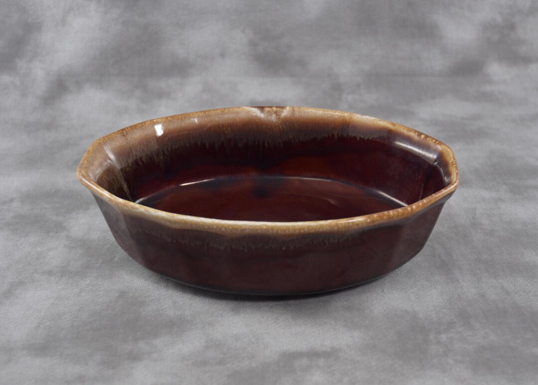 Vintage Brown Drip Glazed Mccoy Pottery Oven Proof 7070 Casserole Dish ...