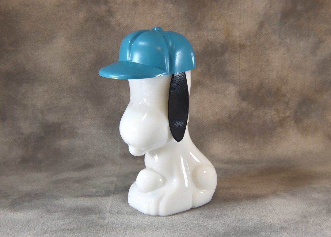 Vintage Avon Snoopy Baseball Milk Glass Aftershave Bottle, Avon Bottle ...