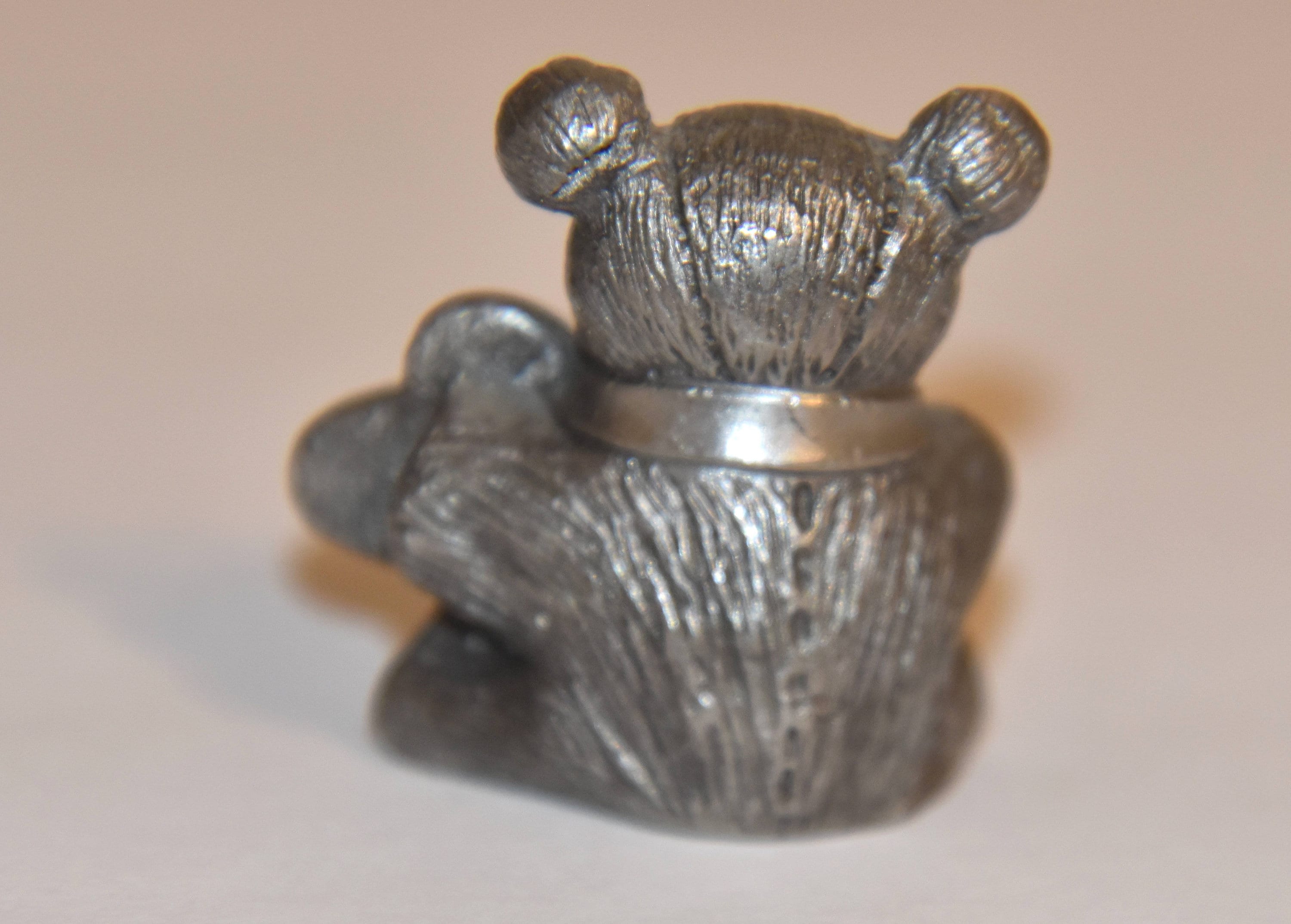 Pewter Teddy Bear by Spoontiques. Little Pewter Teddy Bear. Pewter ...