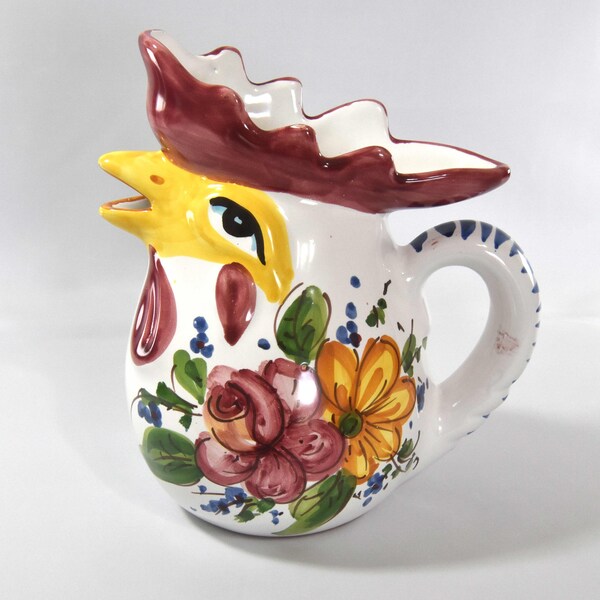 Rooster Pitcher - Etsy