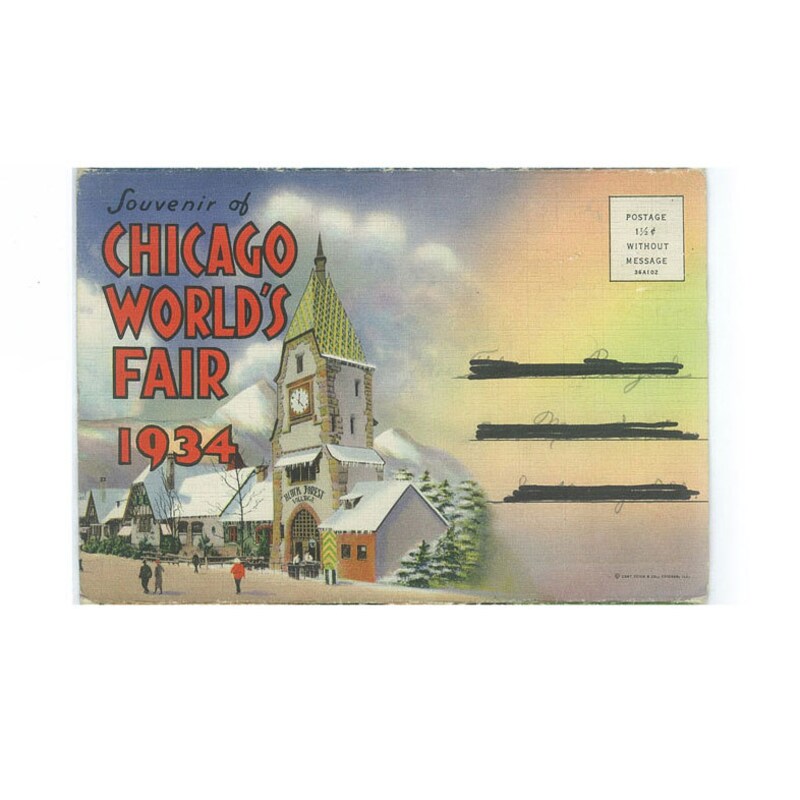 Worlds Fair Postcard - Etsy