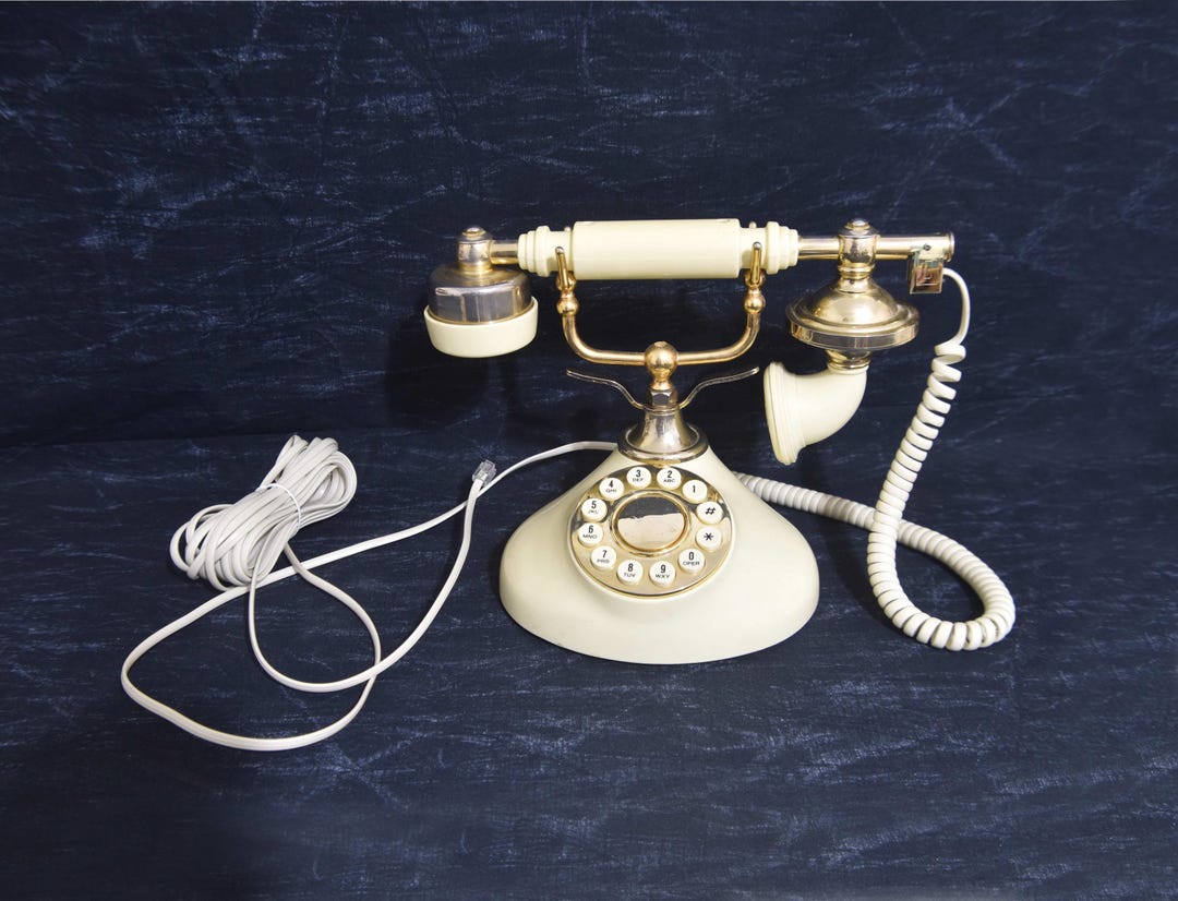 Vintage Regal French Style Push Button Landline Telephone. Tested ...