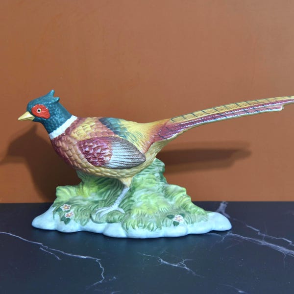 Ceramic Pheasant Figurine - Etsy