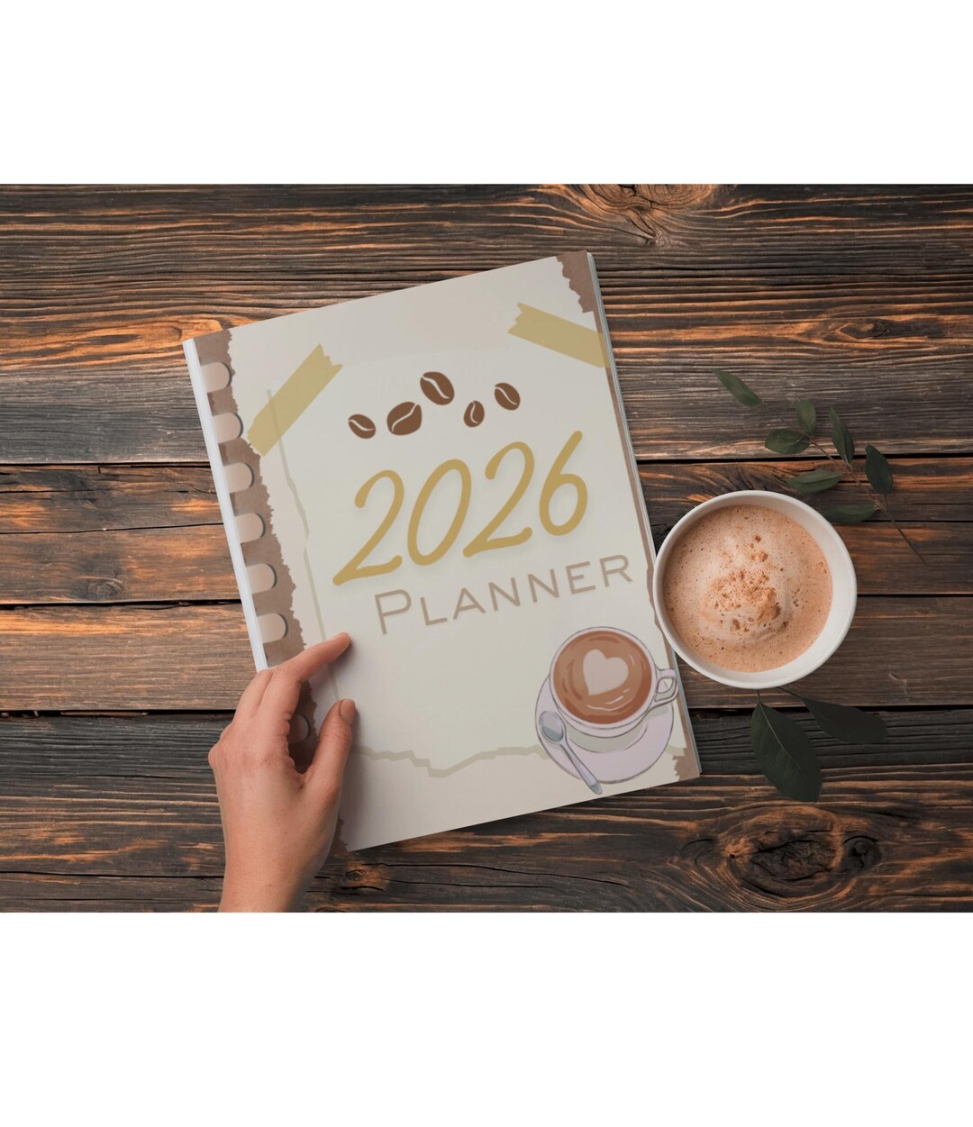 2026 Coffee Themed Planner - Etsy