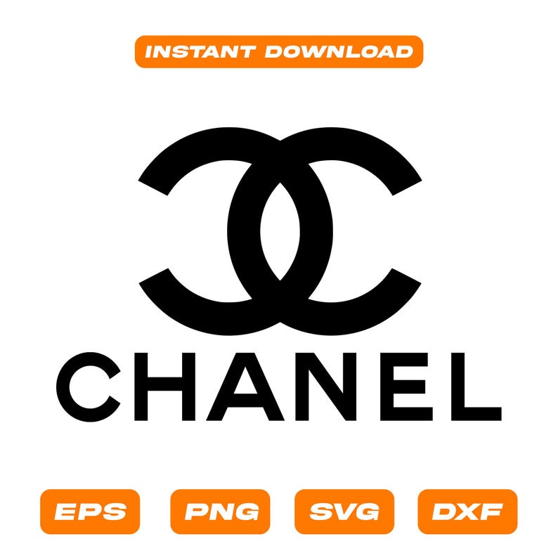 Chanel Logo Vector SVG EPS PNG Dxf | Instant Digital Download - Etsy