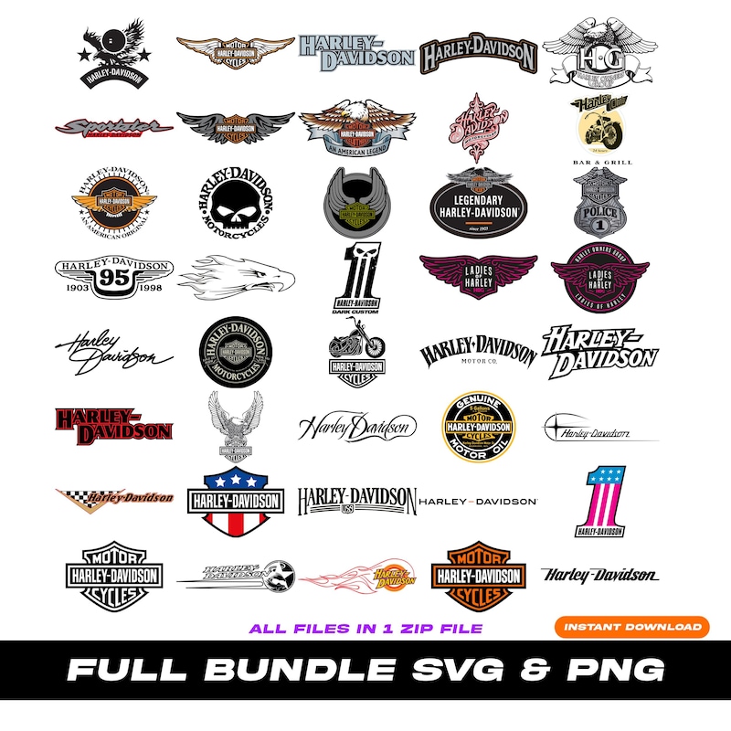 Harley Davidson Wings Badge - Etsy
