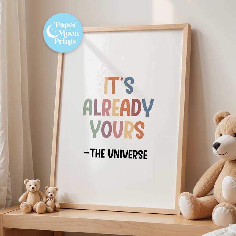 Boho Positive Affirmations Poster, Challenging Negative Thoughts ...