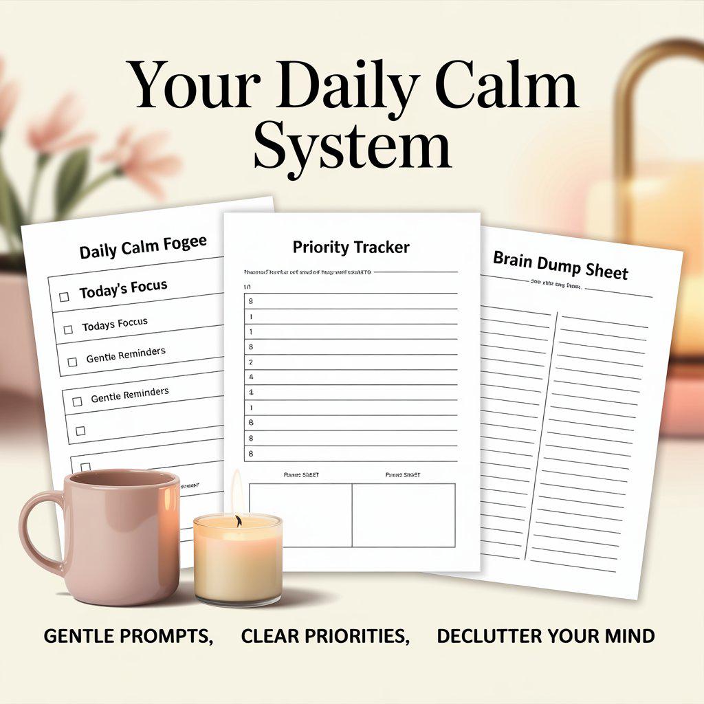 ADHD Daily Planner for Women | Calm the Chaos Daily Focus Digital ...