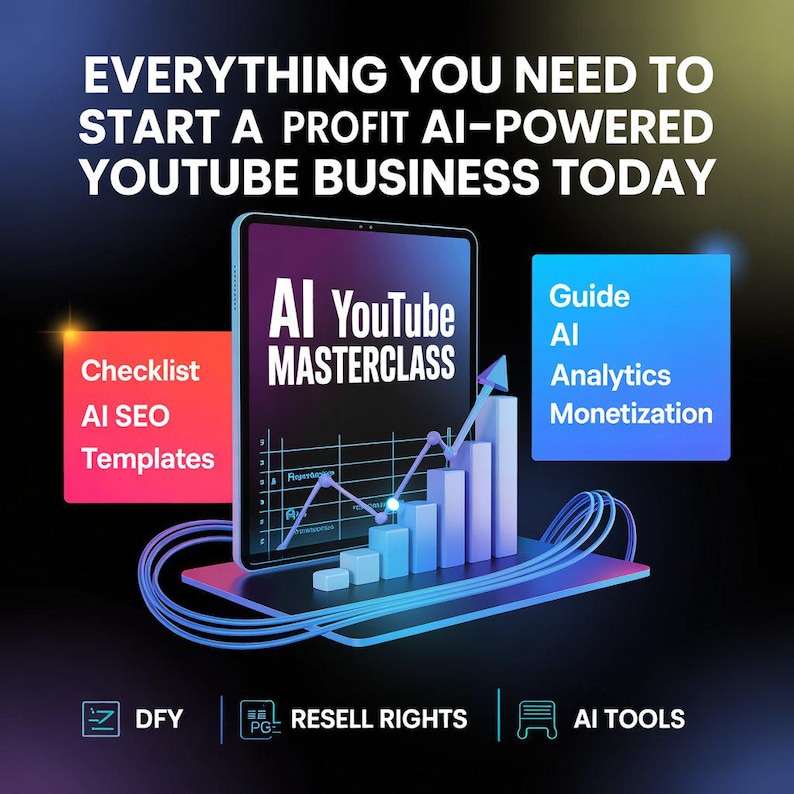 AI Youtube Masterclass: PLR MRR Resell Rights, Faceless Automation ...