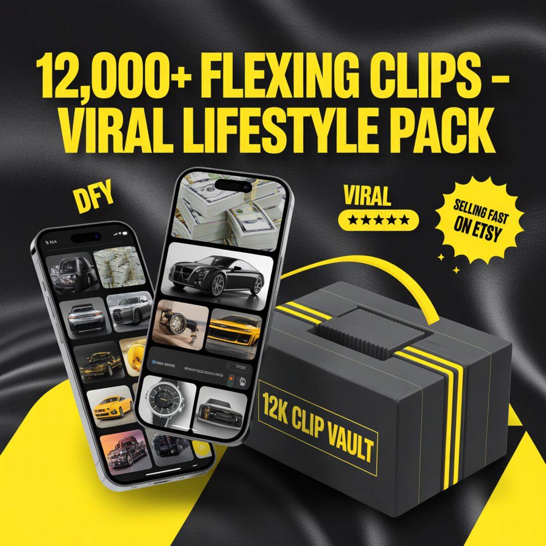 Viral Luxury Lifestyle Clips: Money Flex Content (PLR + MRR License) - Etsy