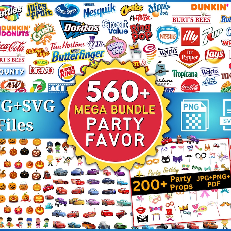 Party Favor Logo Template - Etsy UK