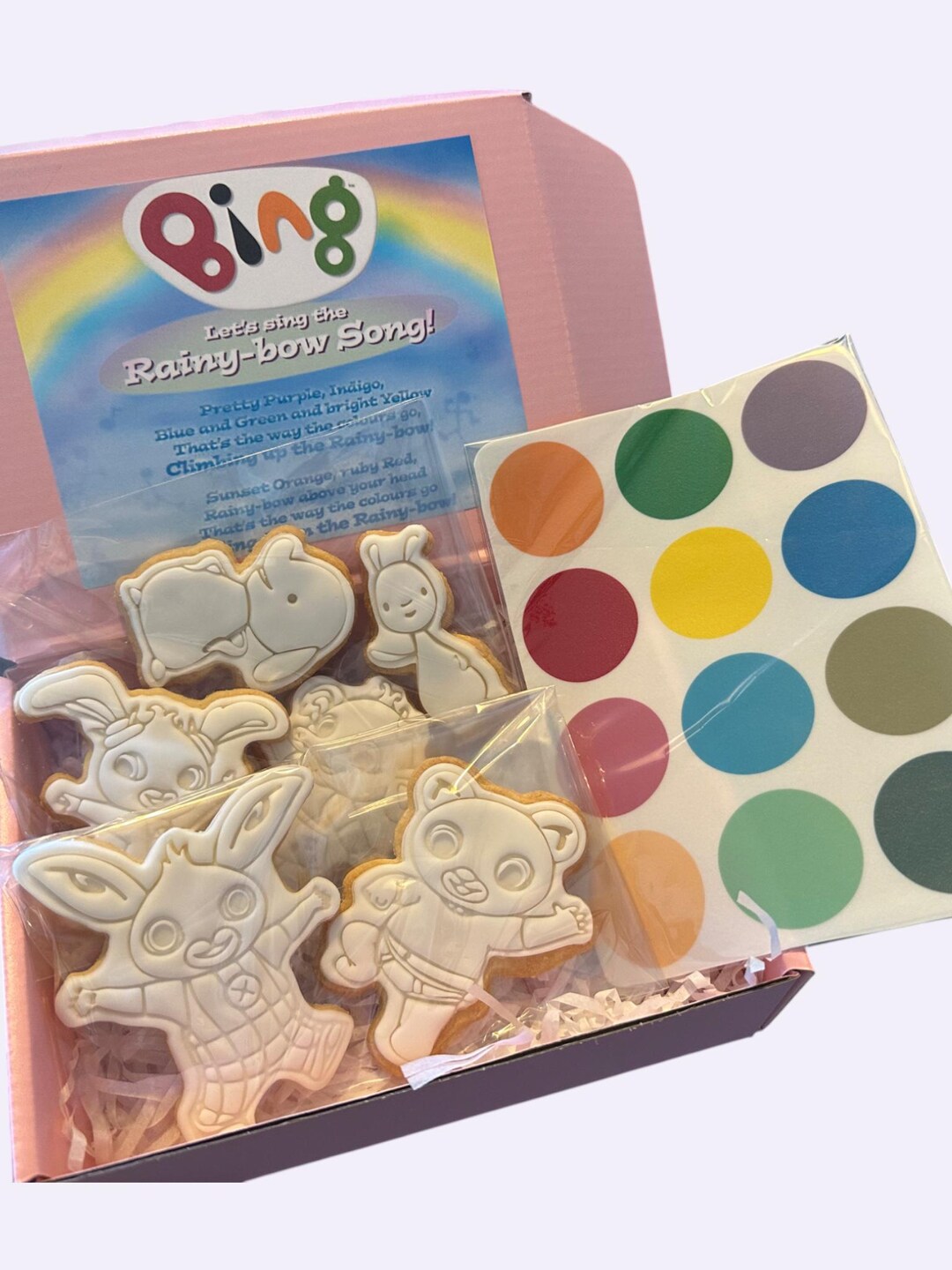 Bing Bunny Paint Your Own Cookie Kit | Kids Party Favors - Etsy