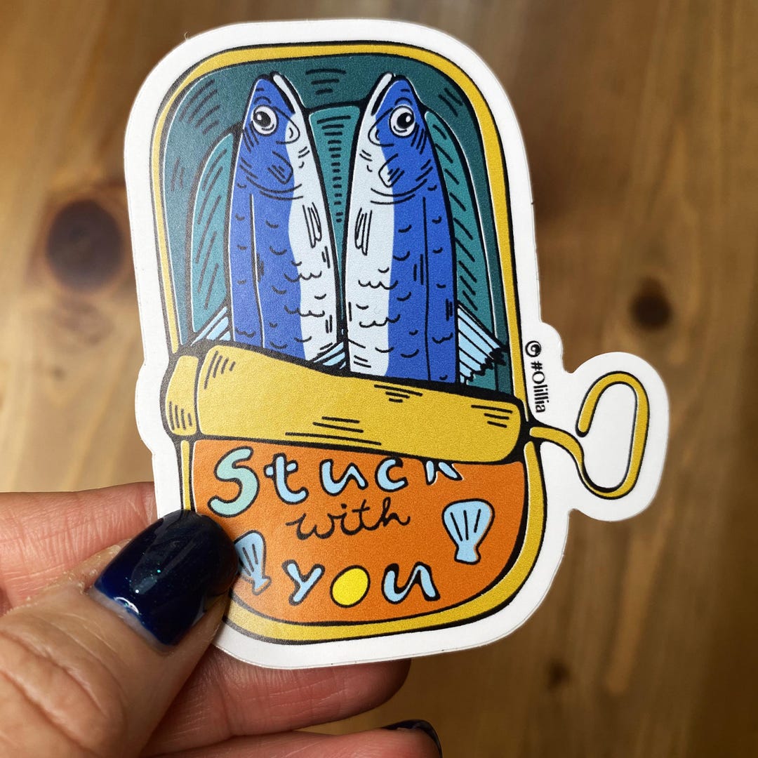 Portuguese Sardines Can Vinyl Sticker: Laptop and Water Bottle Decal - Etsy