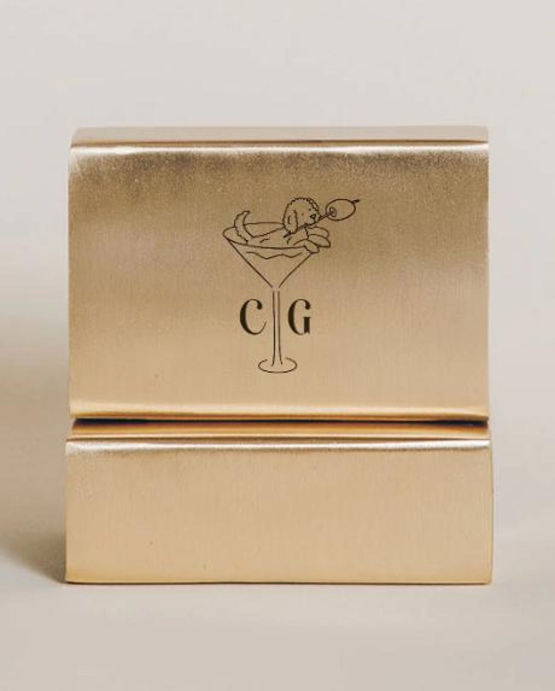 Doodle Martini Matchbox, Custom Cocktail Pet Matchbox, Personalized ...