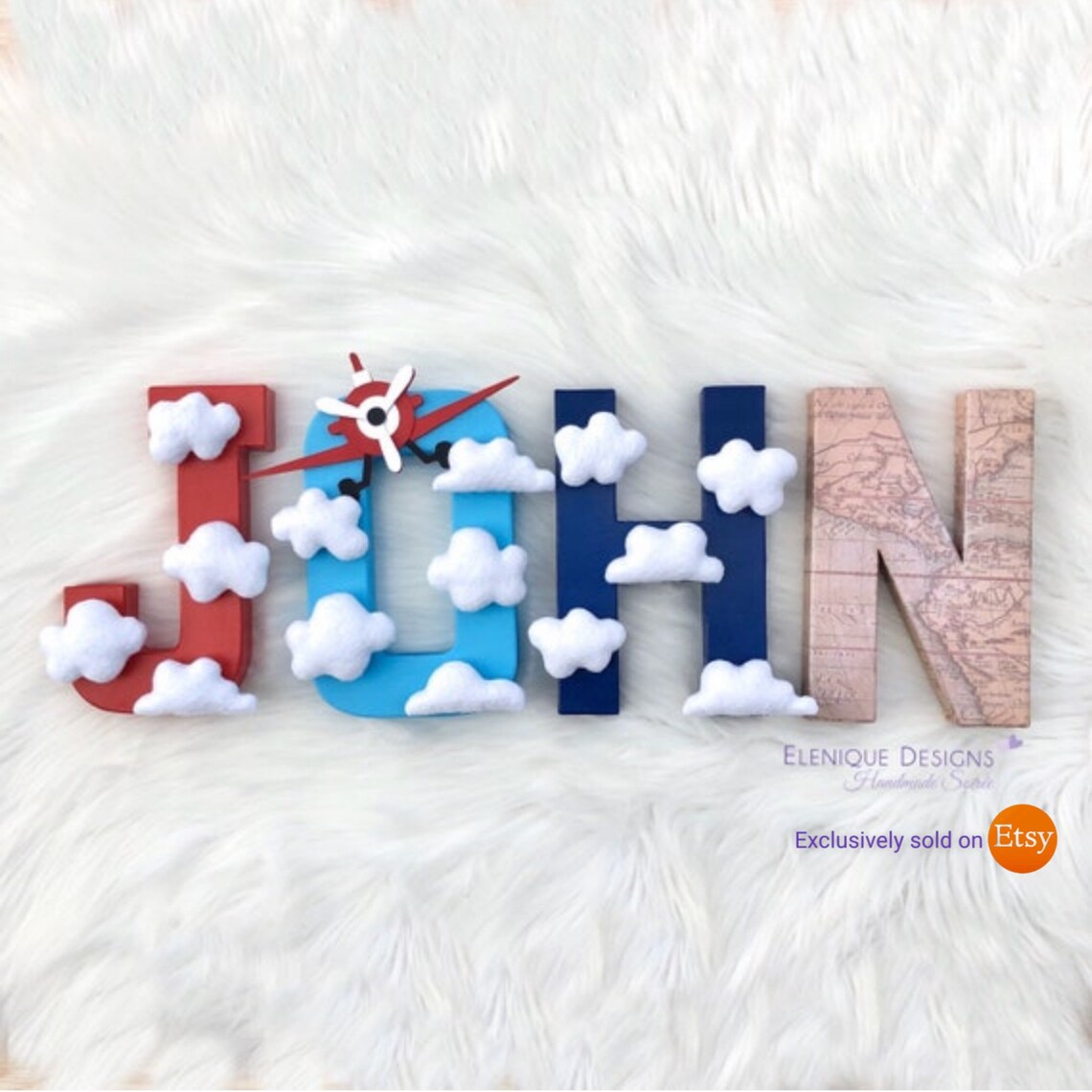 8 Vintage Airplane Name/letters for Party/photo Shoot - Etsy