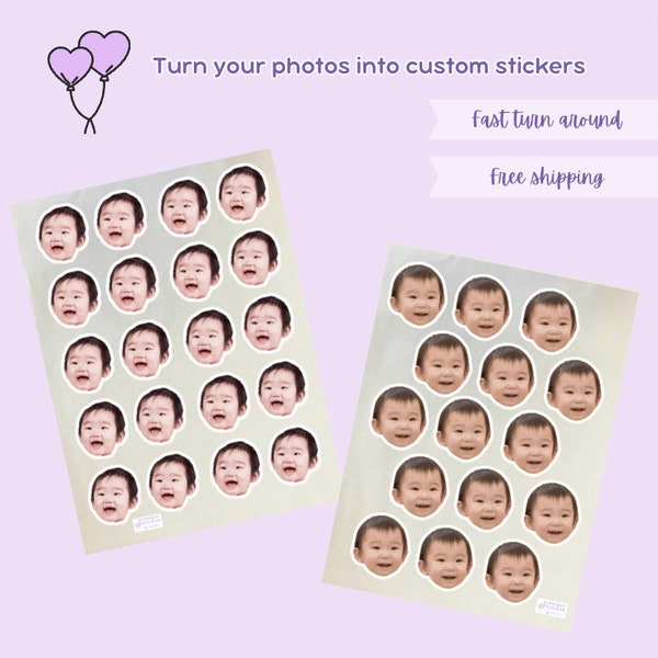 Photo Stickers - Etsy