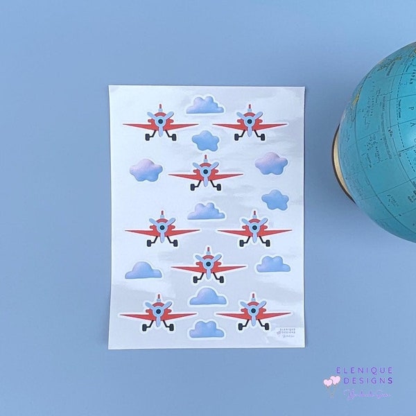 Vintage Airplane Stickers - Etsy