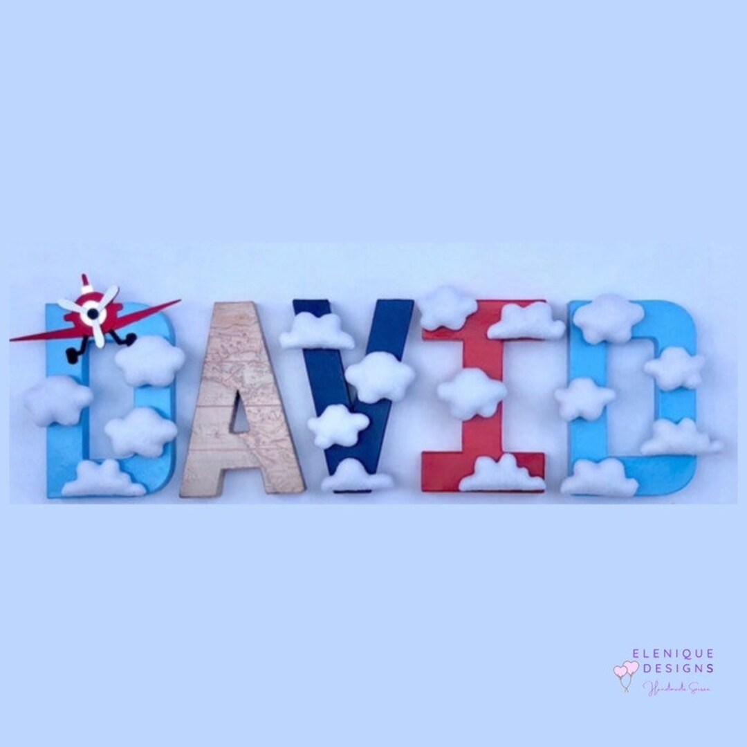 8 Vintage Airplane Name/letters for Party/photo Shoot - Etsy