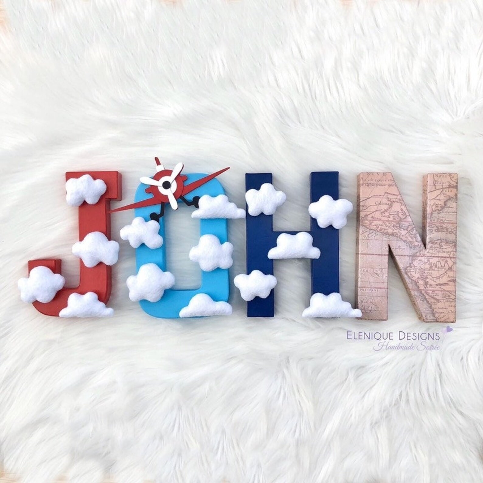 8" Vintage Airplane Name/letters for Party/photo Shoot - Etsy