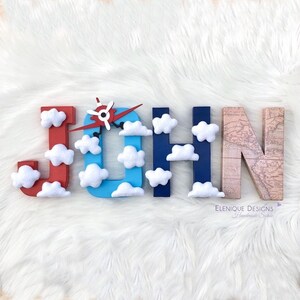 8 Vintage Airplane Name/letters for Party/photo Shoot - Etsy
