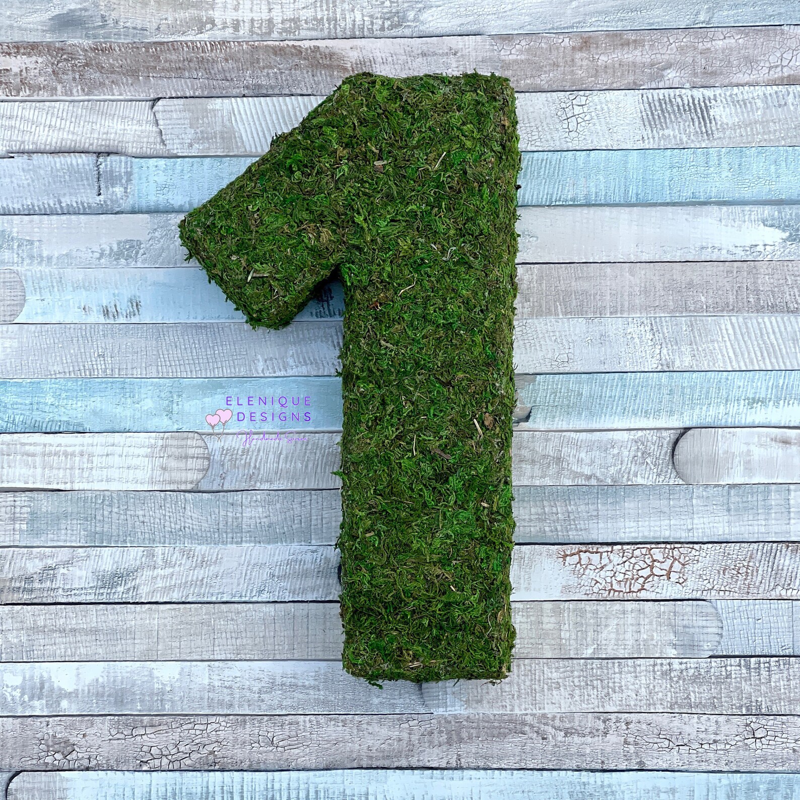 Moss Number for Garden or Woodland themed Parties/Photo Shoot | Etsy