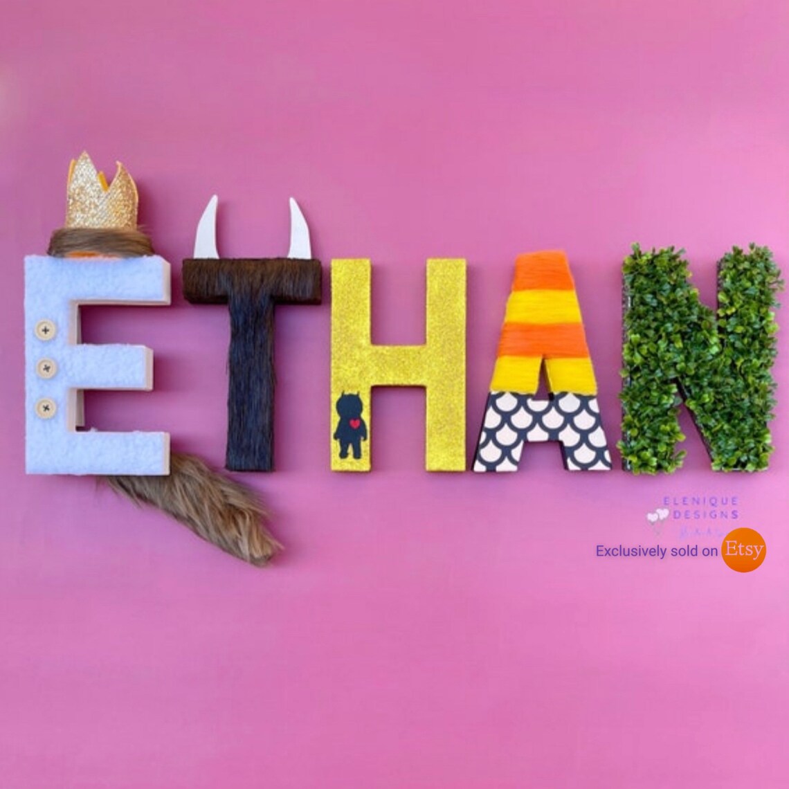 8 Where the Wild Things Are Themed Name/letters for | Etsy