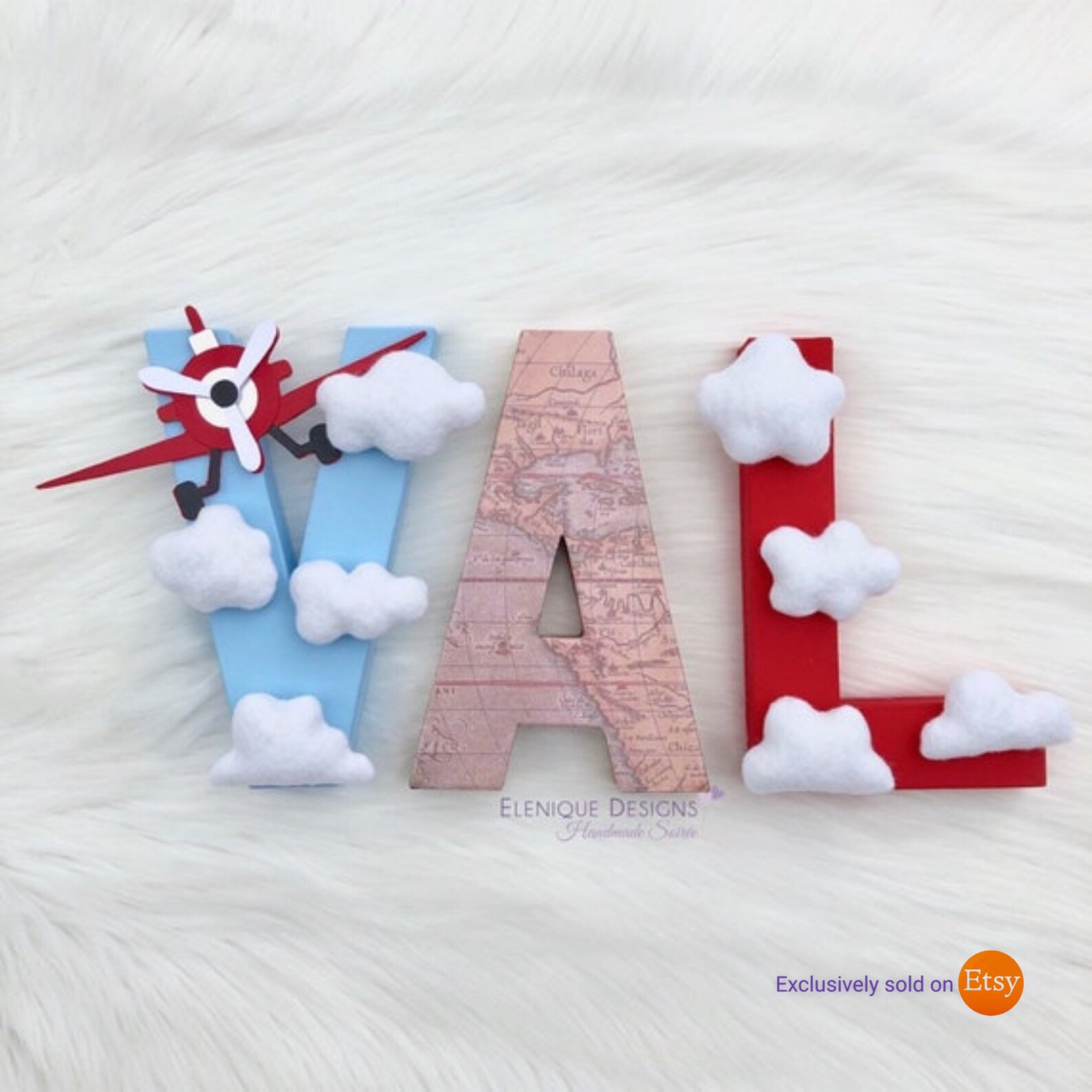 8 Vintage Airplane Name/letters for Party/photo Shoot - Etsy