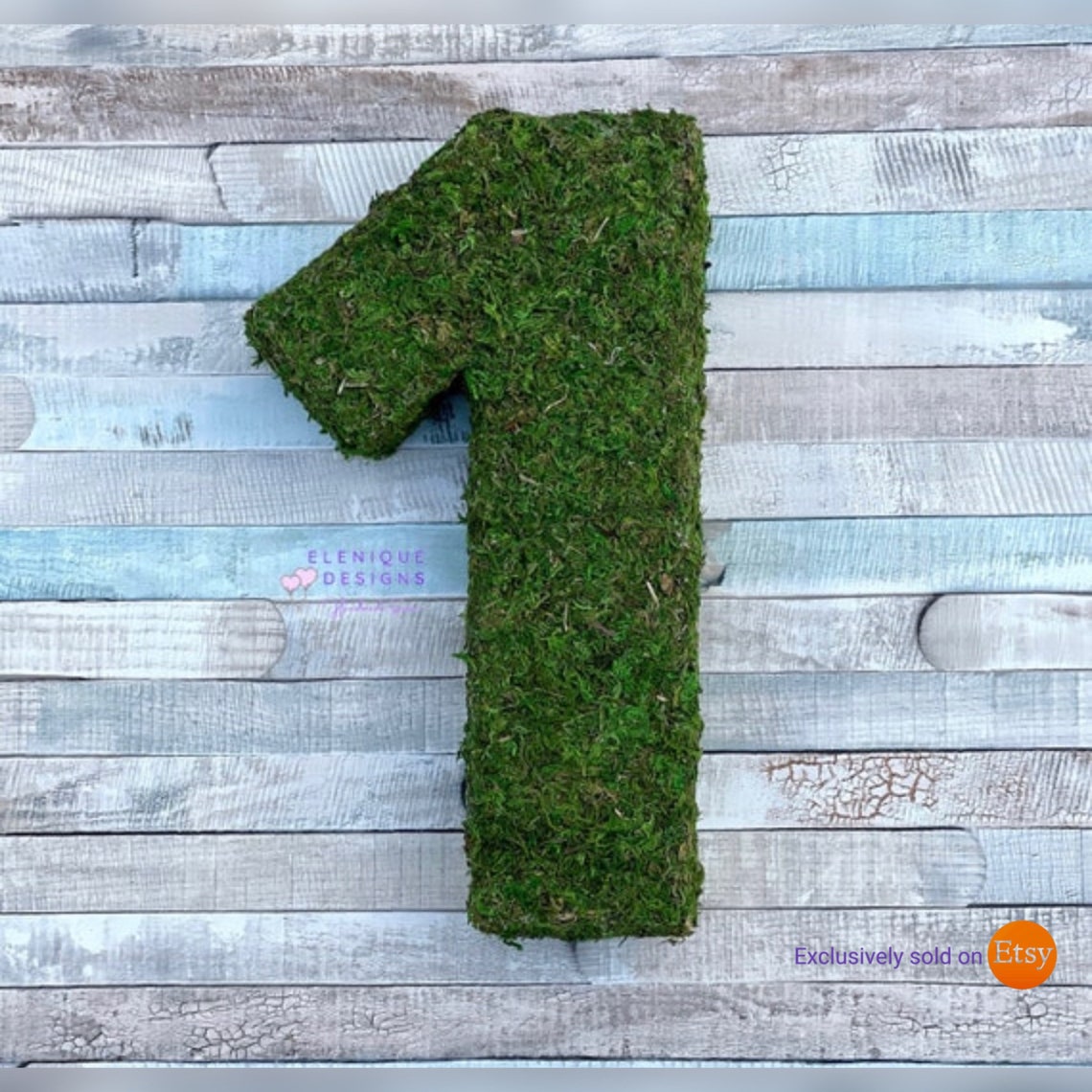 Moss Number for Garden or Woodland Themed Parties/photo Shoot | Etsy