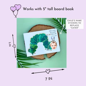 Custom Very Hungry Child's Name/caterpillar Stickers - Etsy