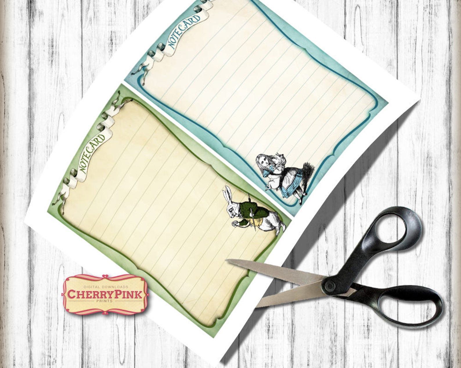 Alice in Wonderland Journal Alice Journal Printable | Etsy