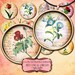 Flower 1 Inch Circle Digital Collage Sheet, Floral Round Images for ...