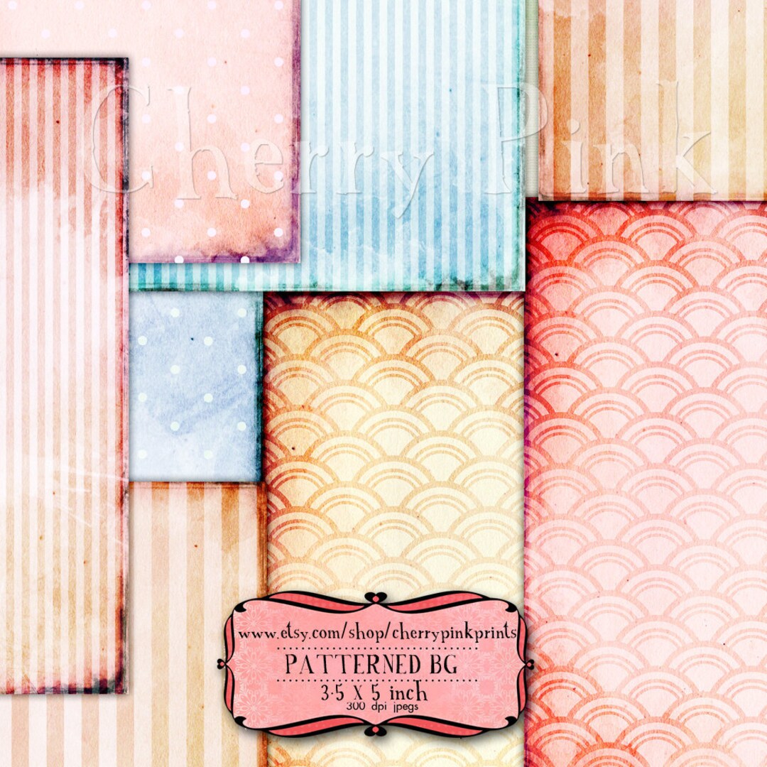 Grunge Collage Sheet, Printable Paper Craft Supply, Jpg Premade Page ...