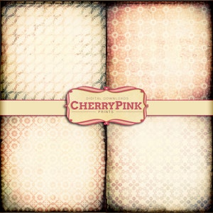 Textured Digital Paper, Grunge Paper, Textured Background Paper Pack ...