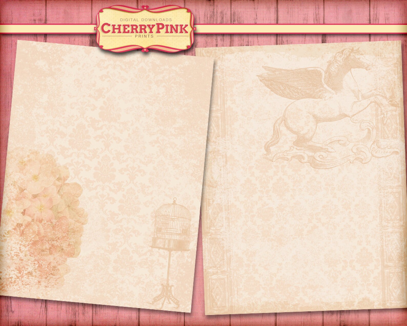 Shabby Cream Vintage Paper Pack 8.5 X 11 Inch Crafting - Etsy