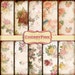 Floral Scrapbook Paper Textured Digital Premade Pages 12x12 | Etsy